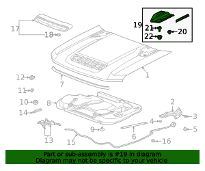 2020-2025 Chevrolet Molding 84732080 | GM Parts Center