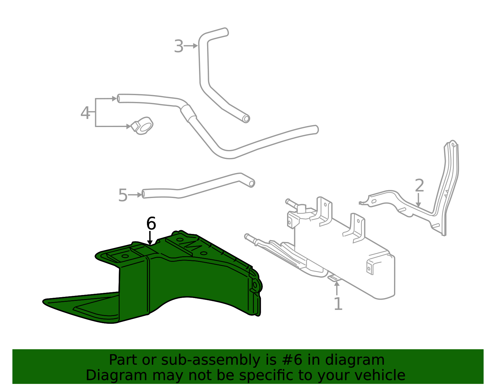 Genuine Official Toyota Duct part# 32917-0E060 for 2017-2019 Toyota ...