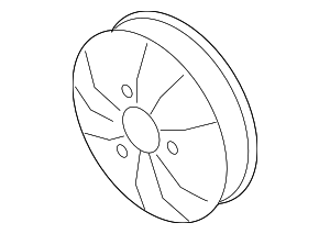 32-42-7-537-862 - Power Steering Pulley - 2006-2013 BMW | BMW Parts ...