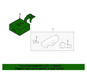 2016-2018 Subaru Forester Tire Pressure Monitoring System (TPMS ...