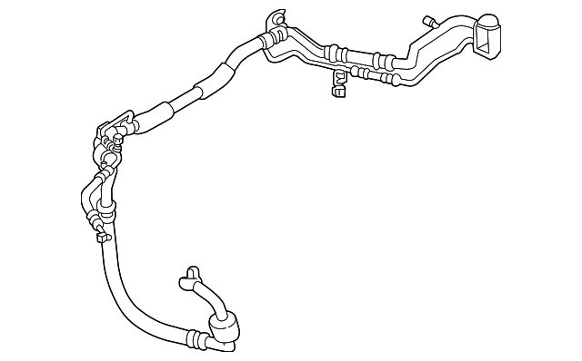 2015-2017 Hyundai A/C Refrigerant Suction Hose 97775-1R501 | OEM Parts ...