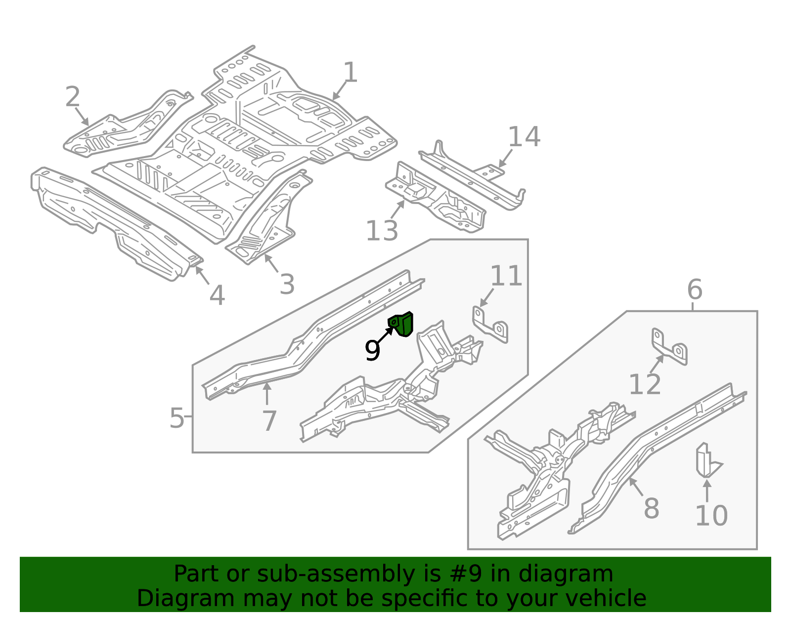 2015-2024 Ford Muffler Bracket F2GZ-5A204-A | Awesome Parts Ford