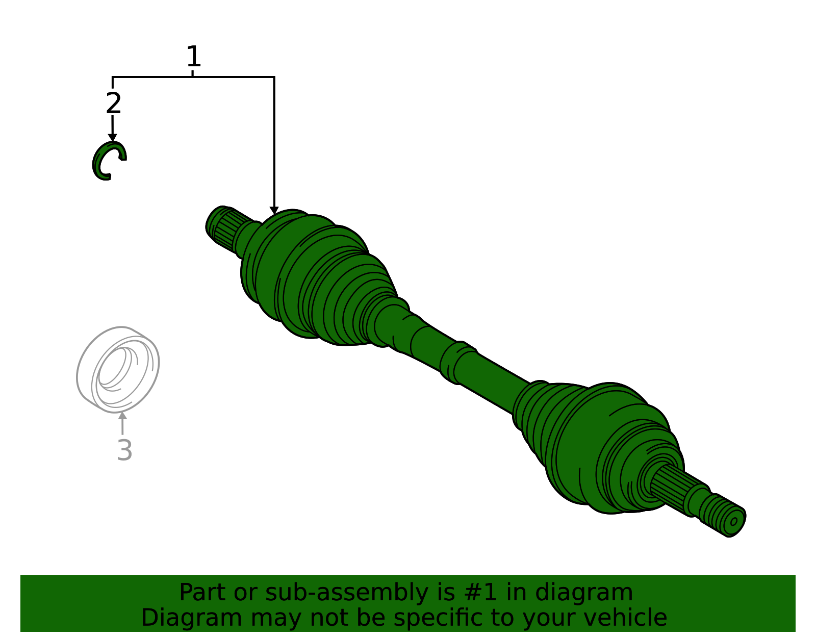 2021-2025 Toyota Mirai Axle Assembly 42340-62010 | Toyota Parts Center