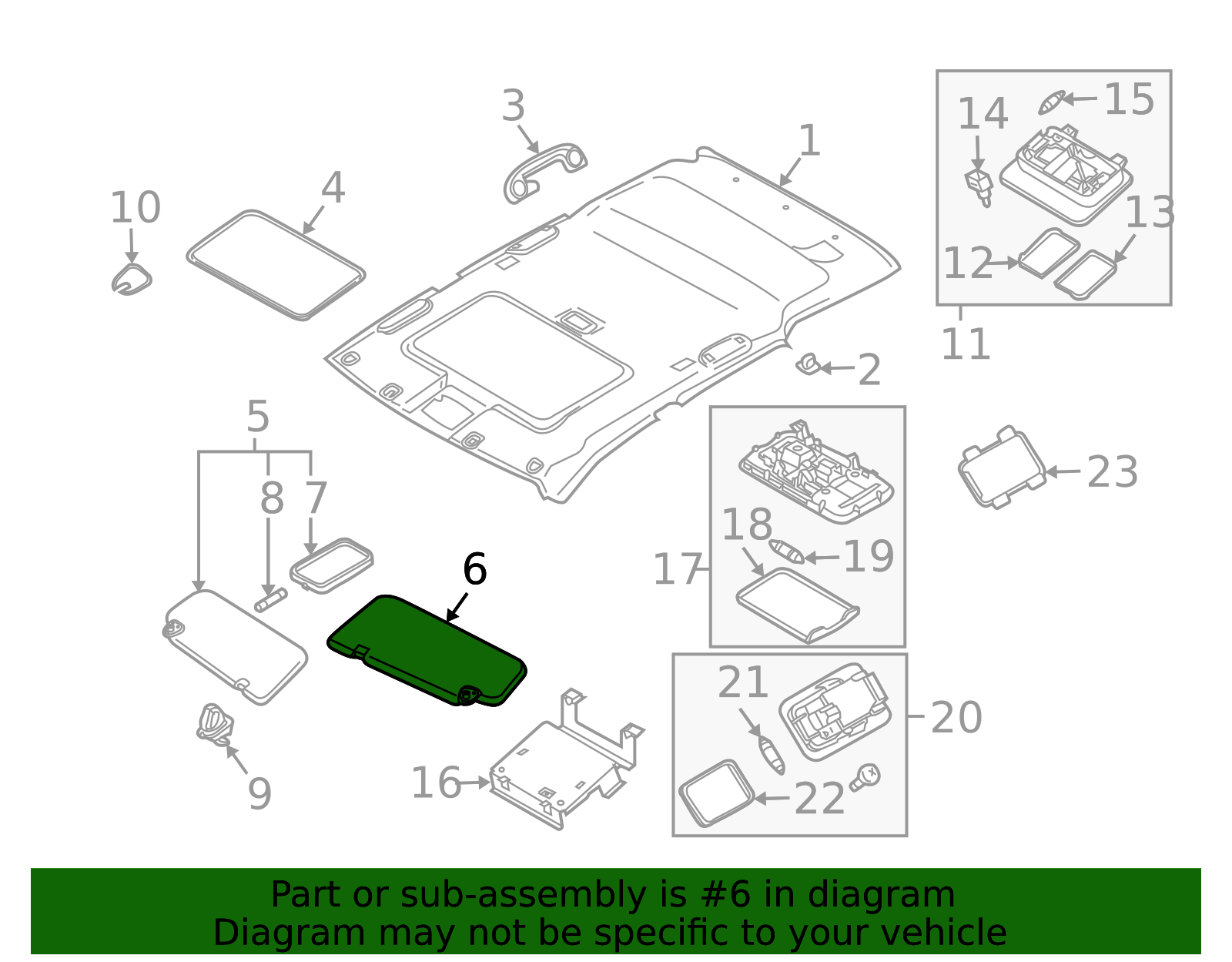Sun Visor – Block Glare with Factory Precision | AutoNation Parts