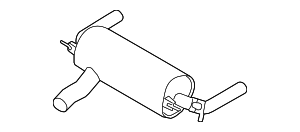 Genuine Rear Muffler for 2014-2016 BMW | OEM Part# 18-30-7-649-781 ...
