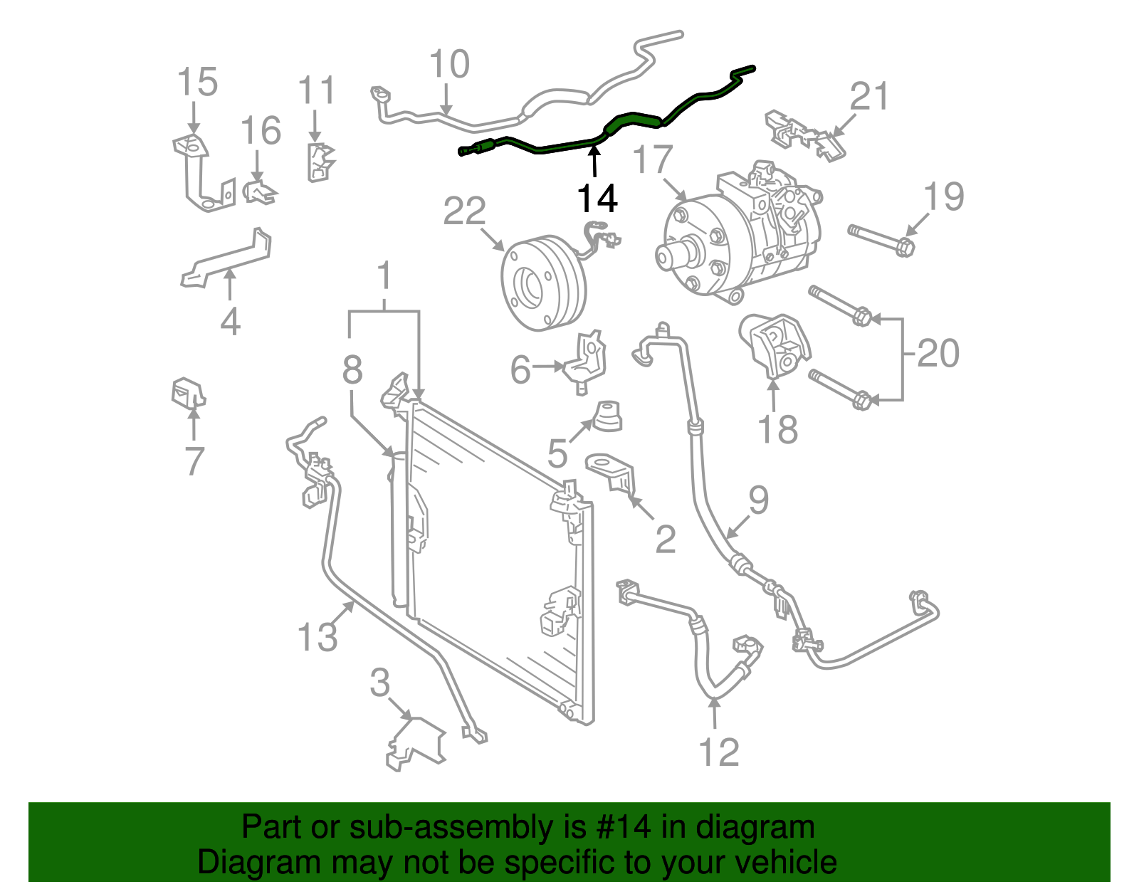 2004-2009 Toyota 4Runner Liquid Line 88716-35651 | OEM Parts Online