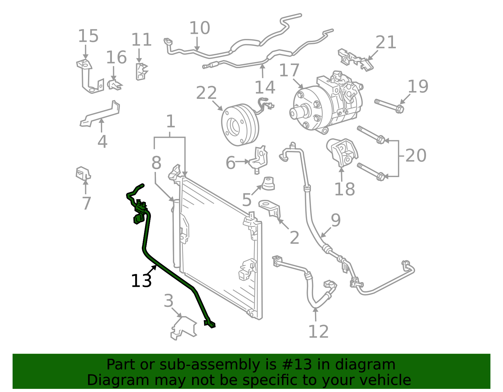 A/C Refrigerant Pipe - OEM Flow & Seal Line | AutoNation Parts