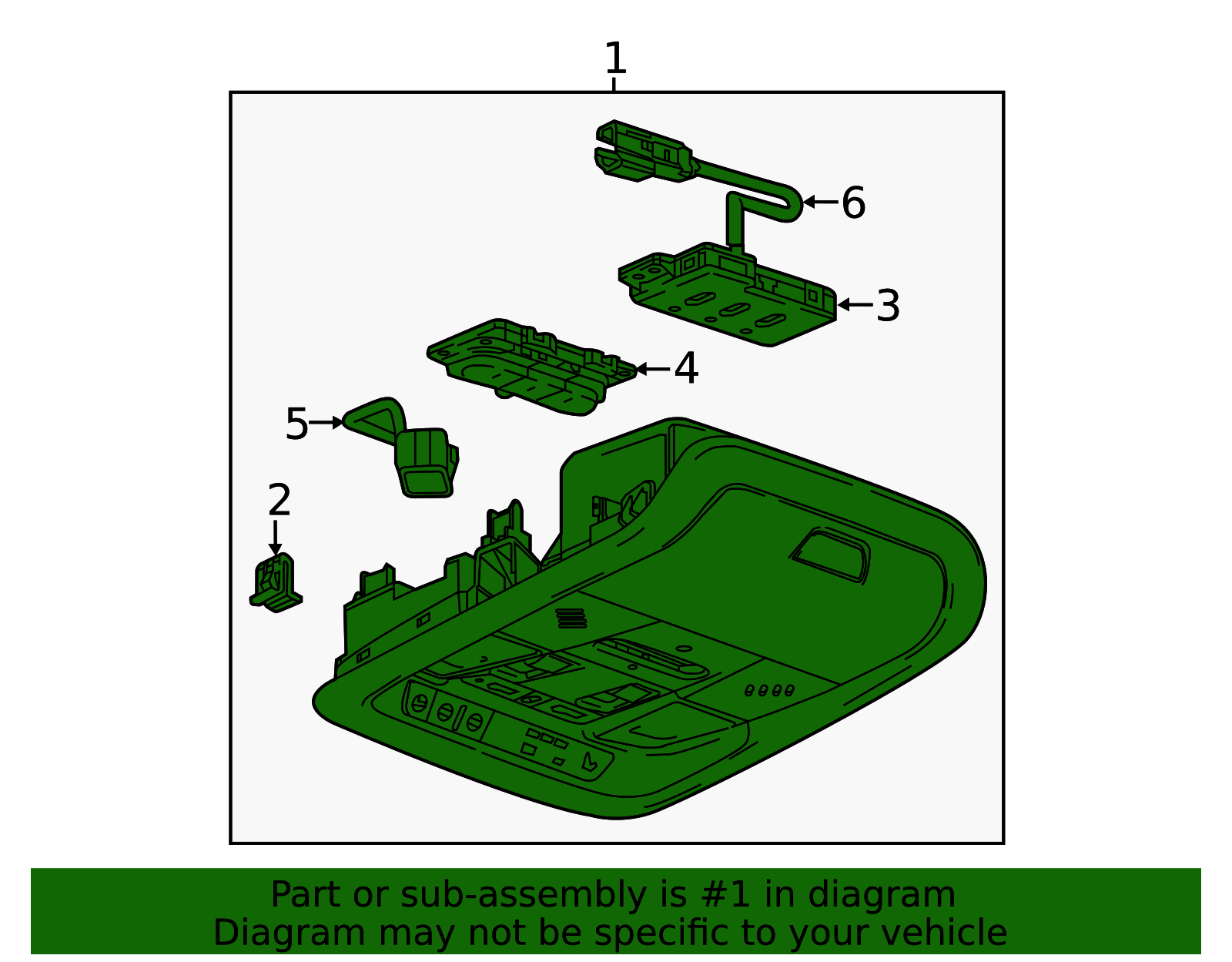 2022-2025 Chevrolet Overhead Console 85550973 | Shop Matick Buick GMC