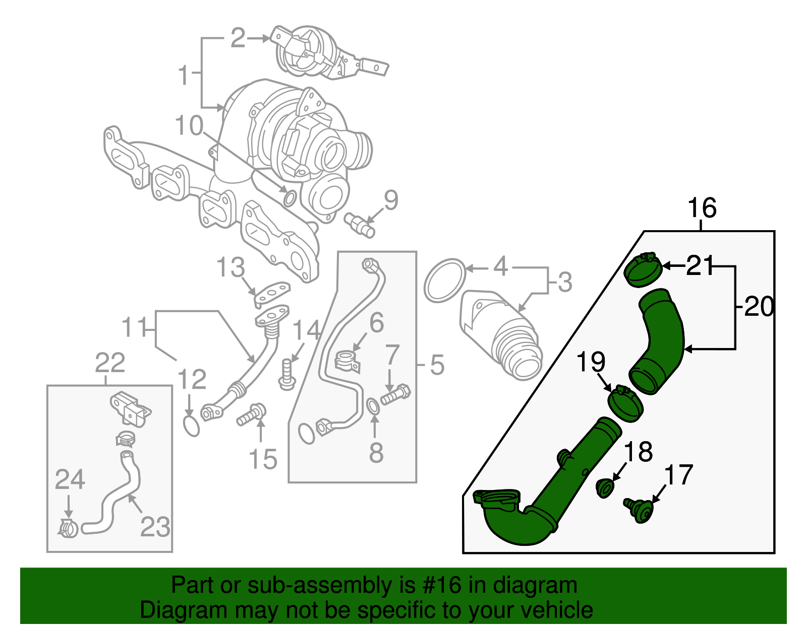 04L-145-762-CC - Hose & Tube Assembly 2015 Volkswagen | Wolfsburg Parts ...
