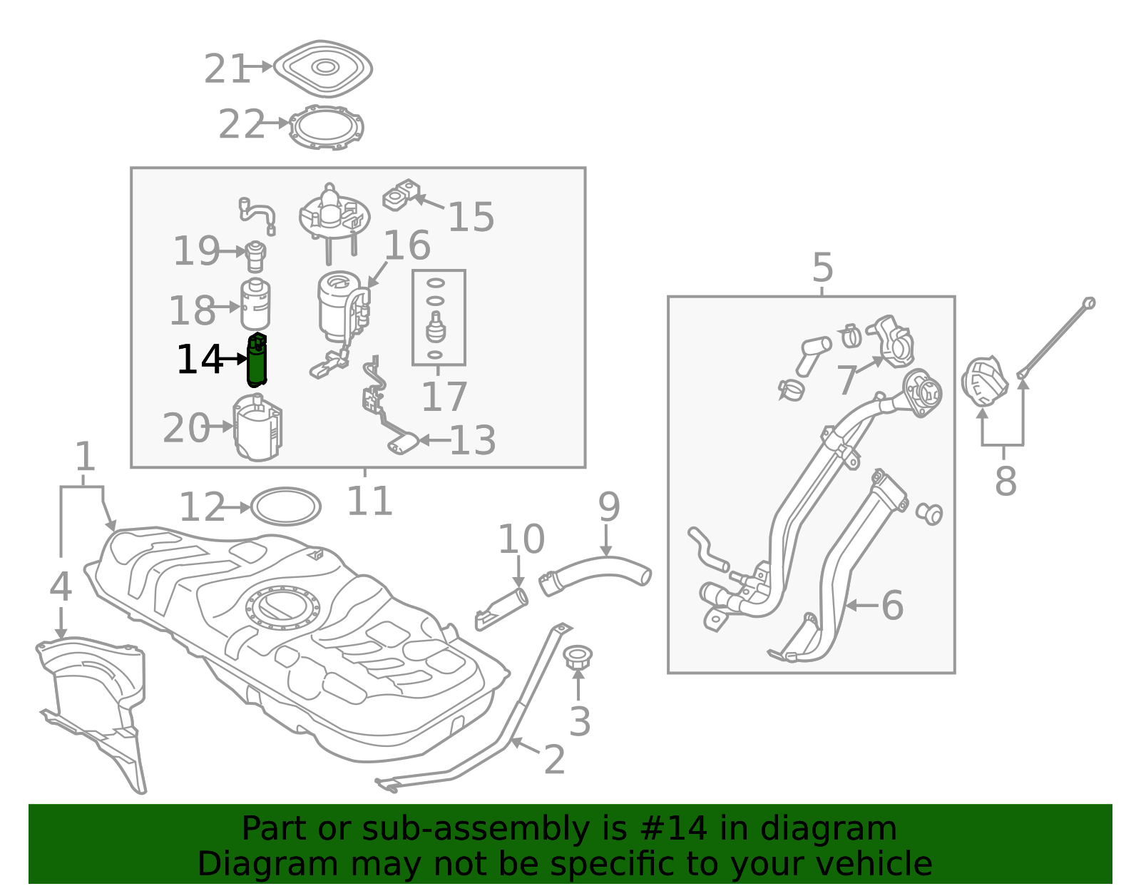 31111-B2400 - Fuel Pump 2017-2018 Kia | Kia.Parts Store