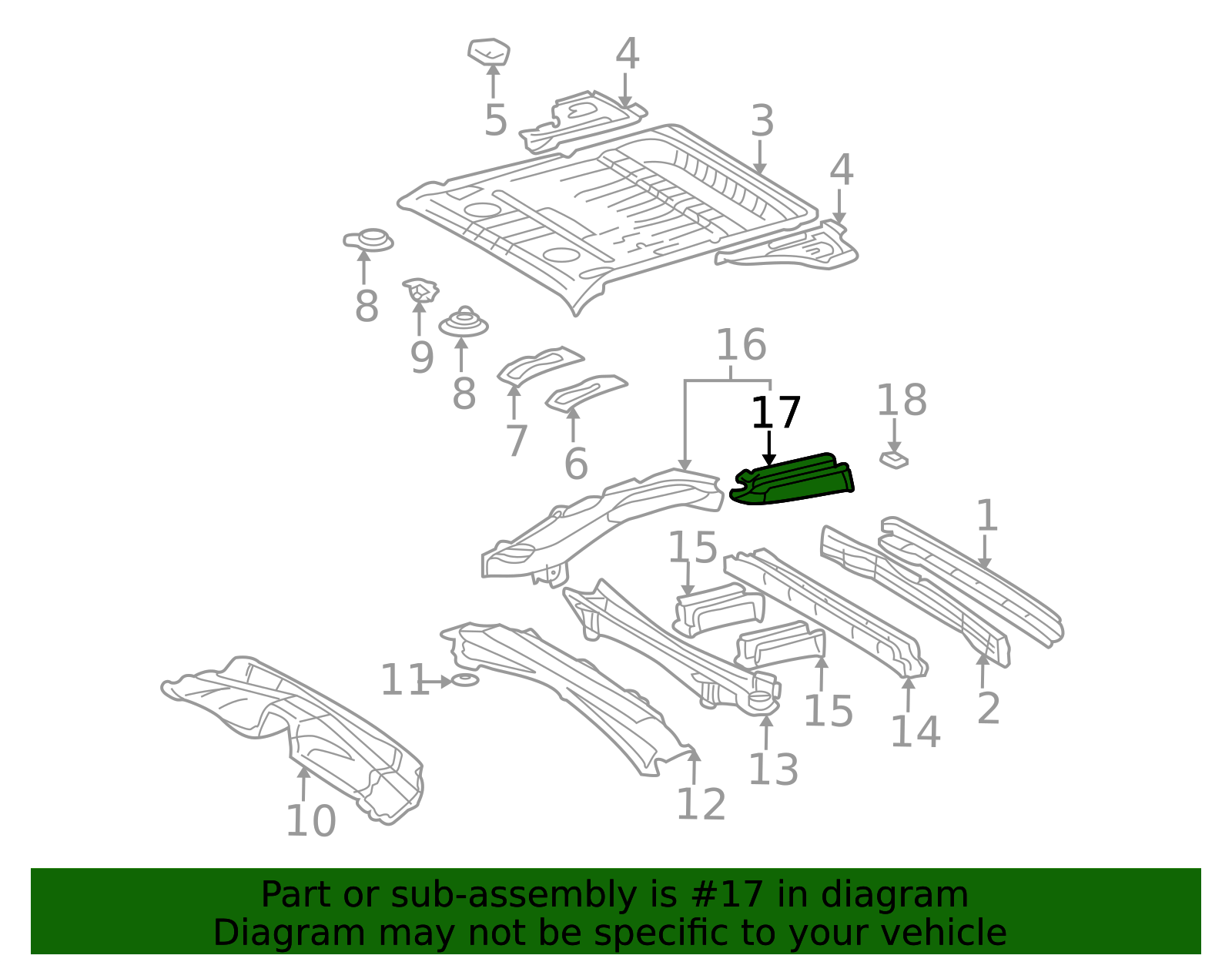 2001-2005 Toyota RAV4 Side Rail Assembly Extension 57616-42903 | Bam ...