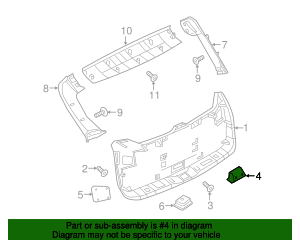 2019 Nissan Murano Pull Handle 90940-9UF0B | Temecula Nissan Parts