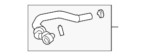 2018-2020 GM Heater Inlet Hose 84129293 | Capital Chevy Parts