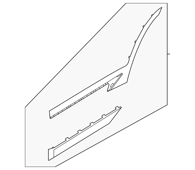 87731-Q5000 - Molding Assembly 2021-2025 Kia Seltos | Kia.Parts Store