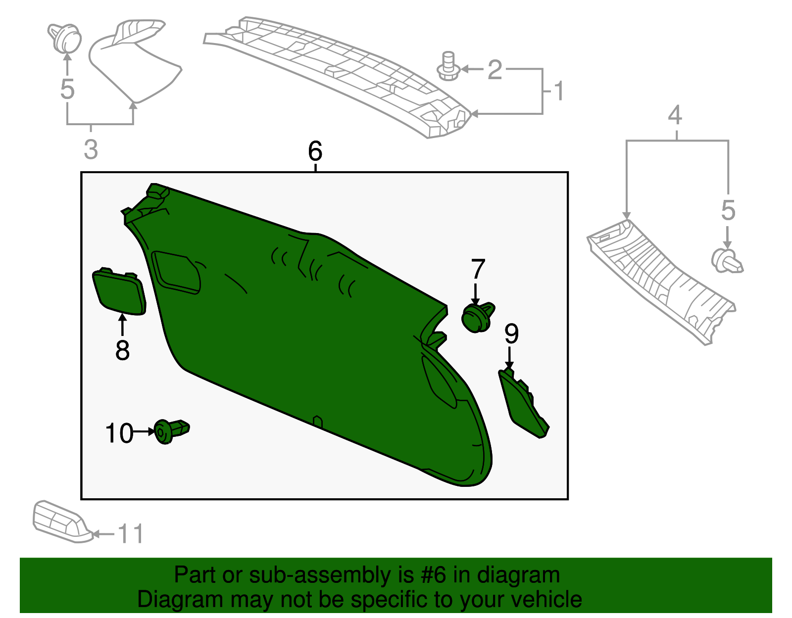 84431-T7W-A02ZA - Lower Trim Panel 2016-2022 Honda HR-V | Honda Parts ...
