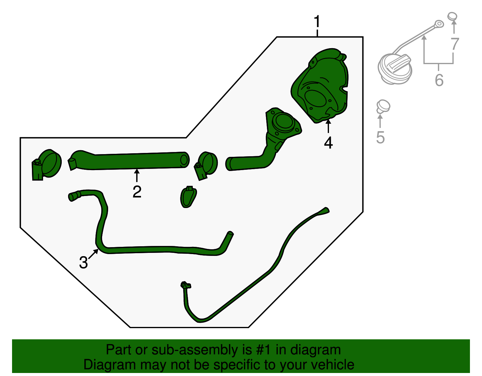 2017-2018 GM Fuel Tank Filler Pipe 84766922 | OEM GM Parts