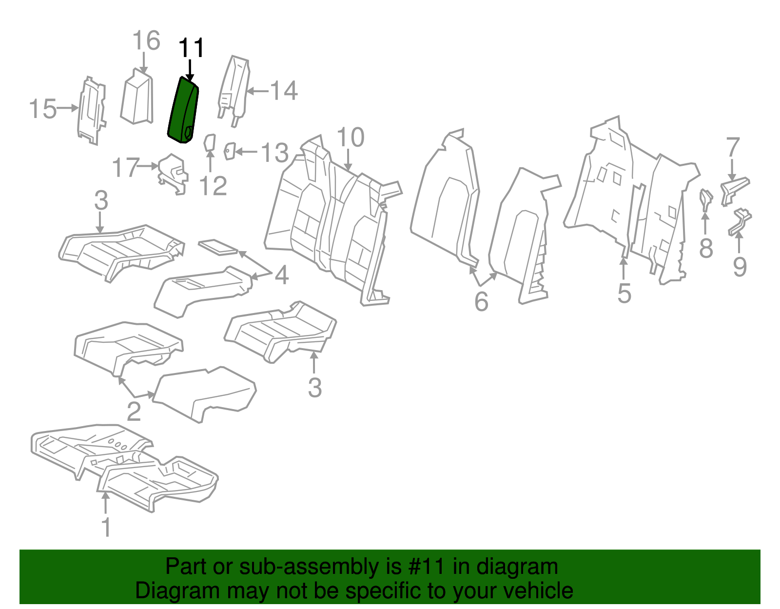 207-970-05-30-8S09 - Console Armrest 2014-2017 Mercedes-Benz | Mercedes ...