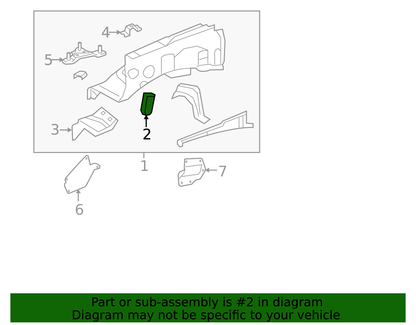 53728-0C010 - Bracket Longo Toyota Parts