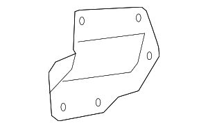 2007-2022 Toyota 2007-2022 Toyota - Fender Apron Seal (Left, Front ...