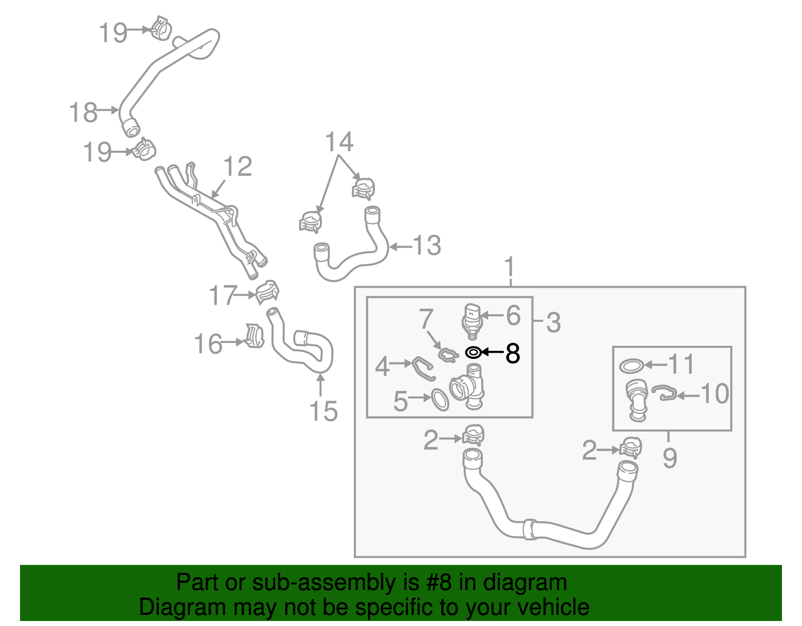 WHT-002-287-B - Engine Coolant Temperature Sensor O-Ring 2013-2025 ...
