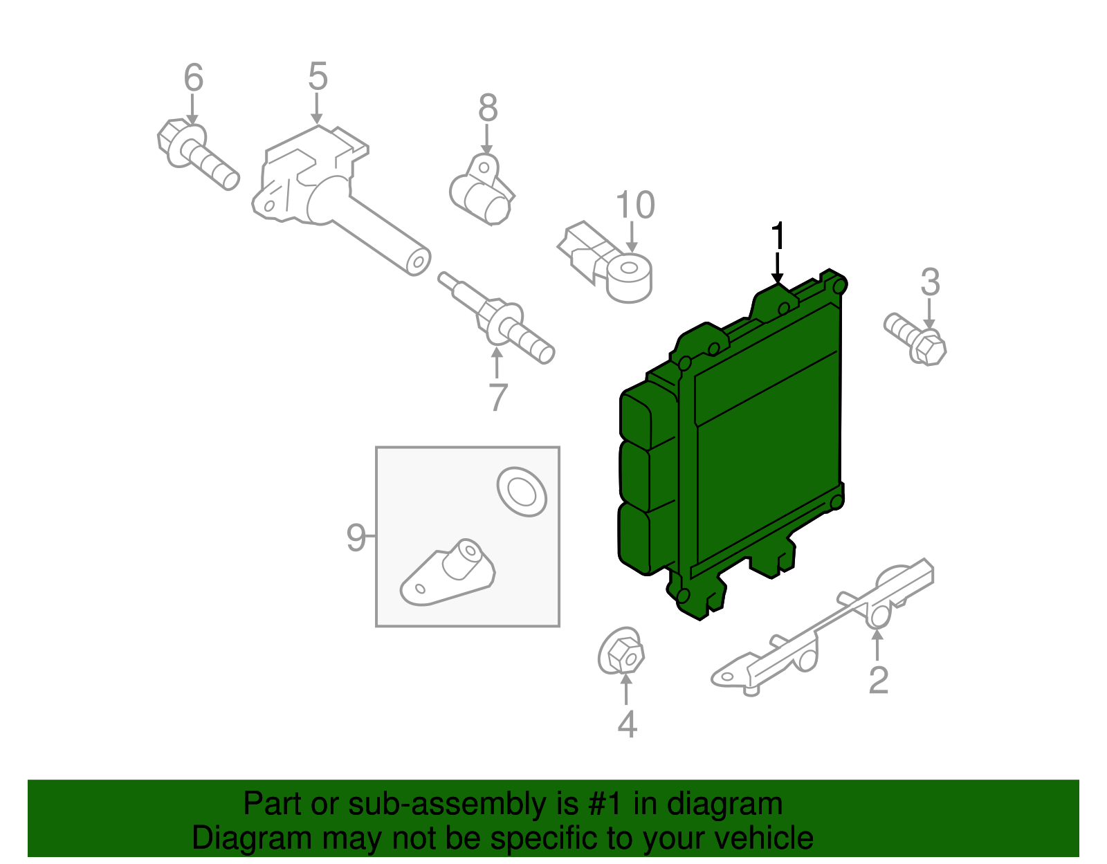 2016 Subaru WRX 2016 Subaru WRX - Ecm 22765AH617 | World OEM Parts Subaru