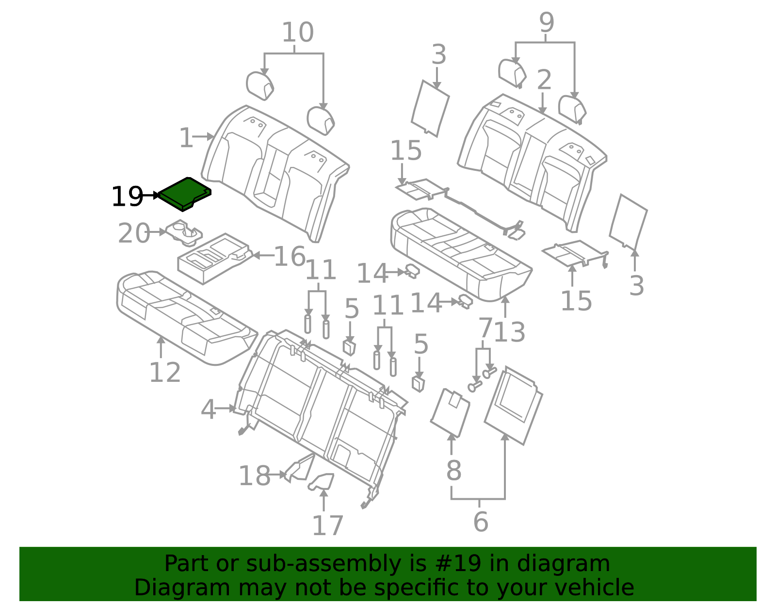 DA5Z-5406024-BC - High-Quality Armrest Door for 2009-2016 Lincoln MKS ...