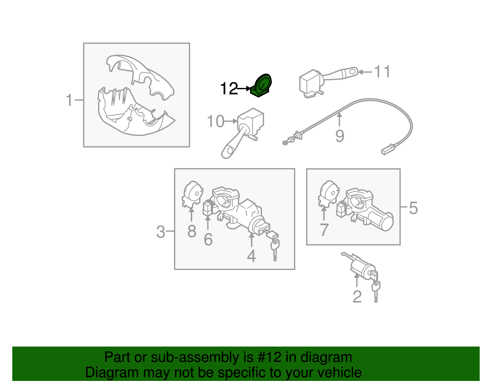 2006-2013 Suzuki 2006-2013 Suzuki - Angle Sensor 37440-64J10 | World ...