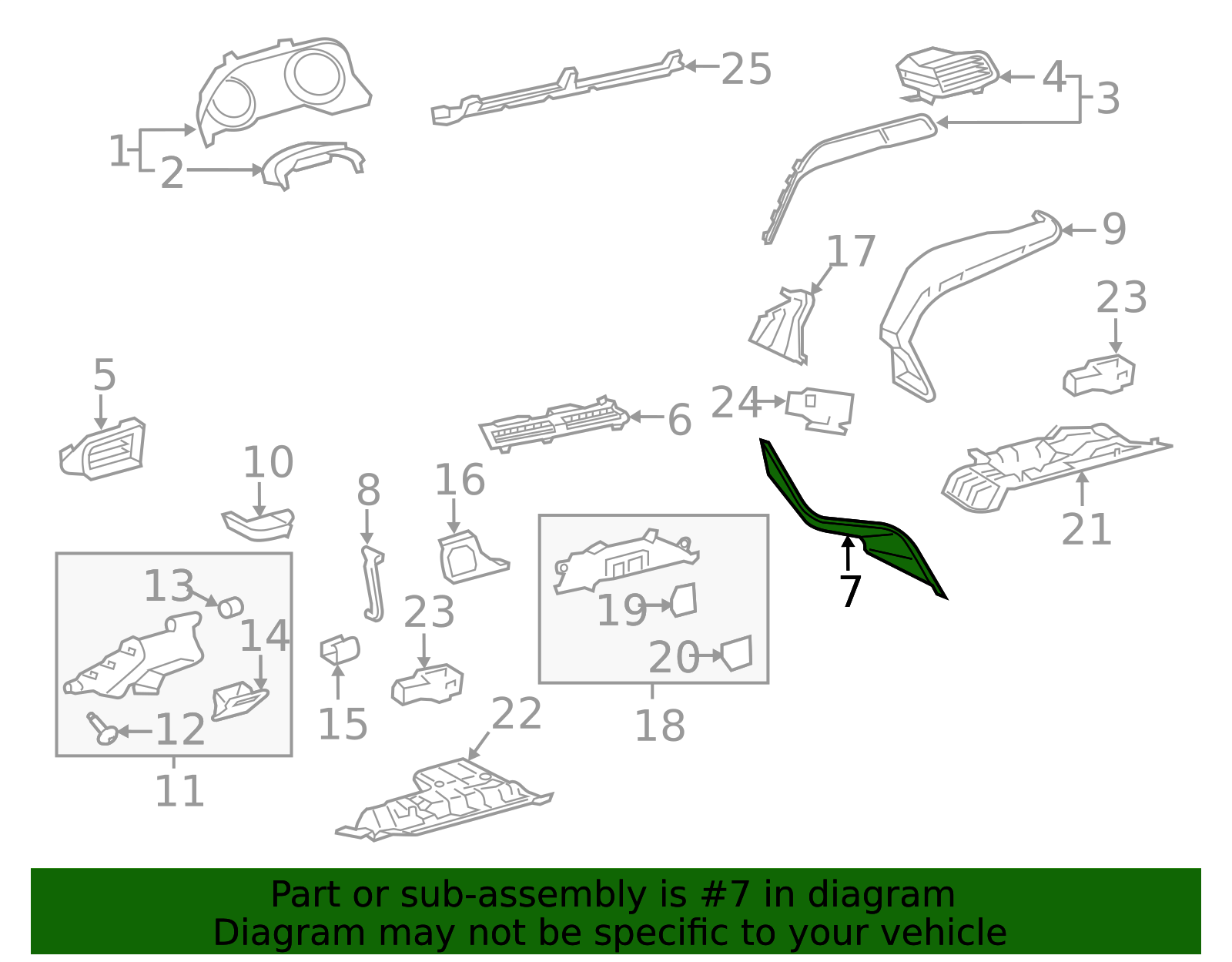 2018-2024 Toyota Camry Trim Molding 55435-06230 | MotorMotor