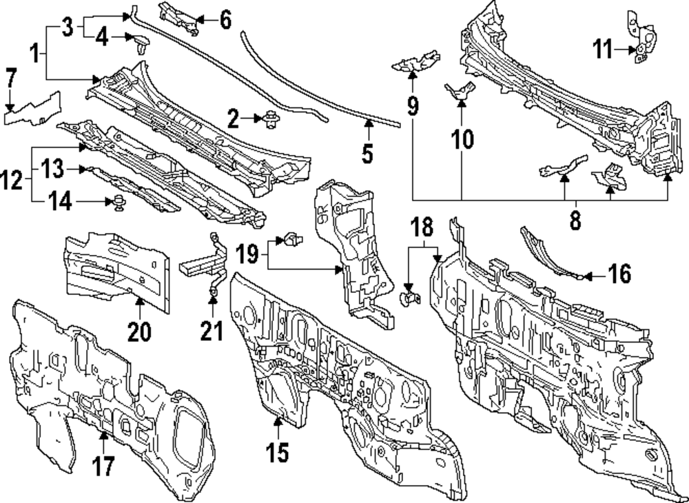 55225-78010 - Lexus Heat Shield 2022-2025 Lexus | Performance Auto Parts