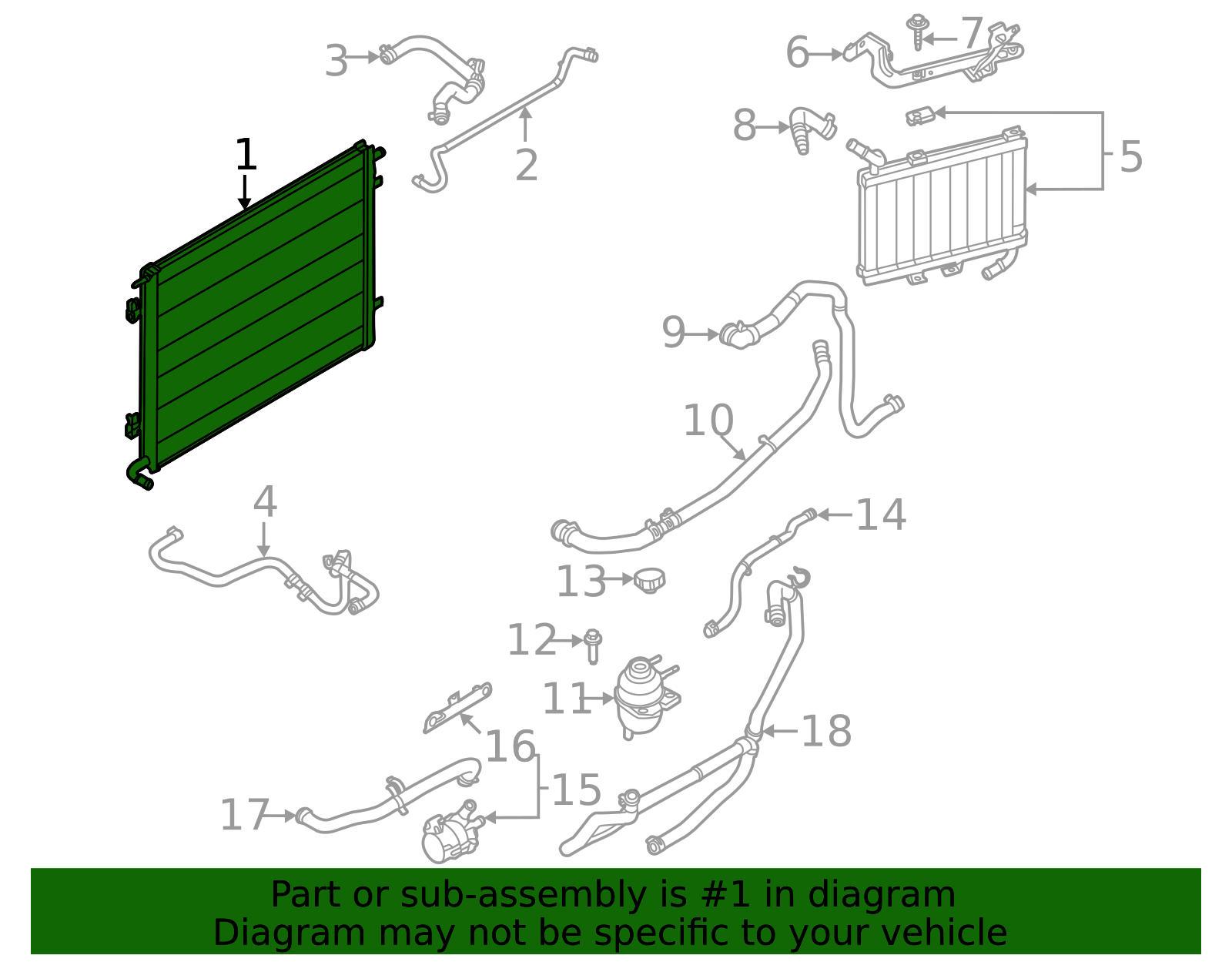 2020-2022 Ford Mustang Motorcraft™ Auxiliary Radiator RAD-200 | Ford ...