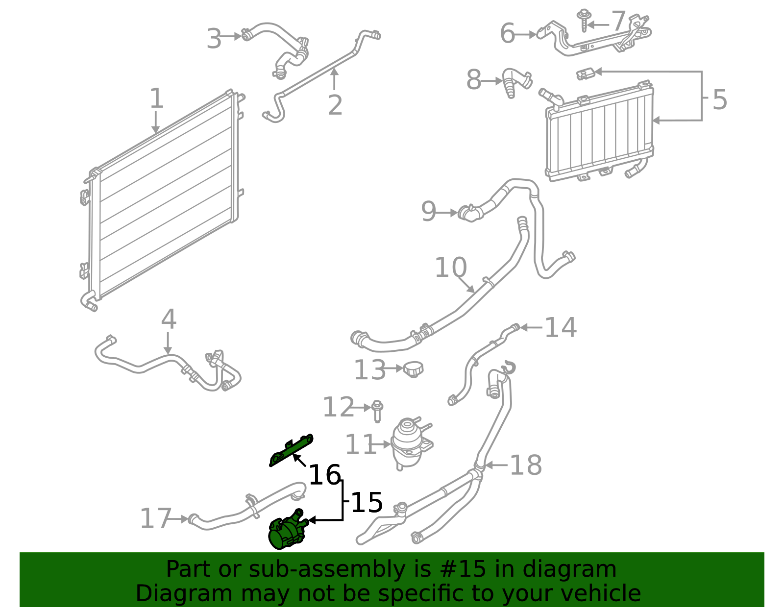 2013-2022 Ford Mustang | Motorcraft™ Engine Auxiliary Water Pump | PW ...