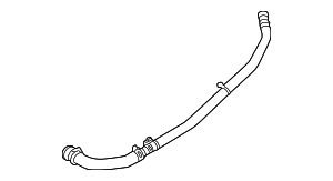 Genuine OEM Ford Part - Radiator Coolant Hose KR3Z-8A519-B | Genuine ...