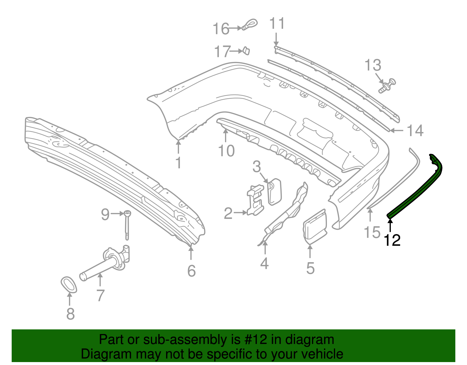 1997-2000 BMW Molding 51-12-8-184-508 | BMW OEM Parts