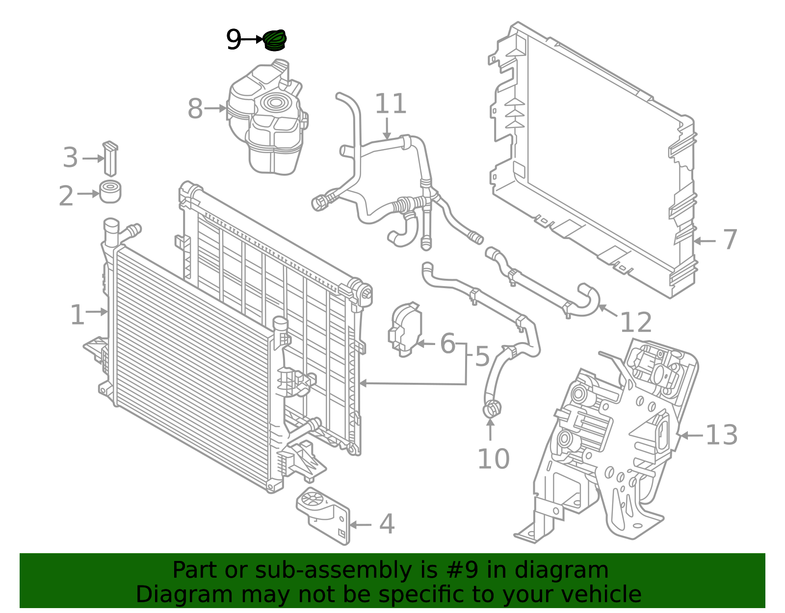 2009-2026 Volkswagen Cap 2Q0-121-321-A | OEM Parts Online