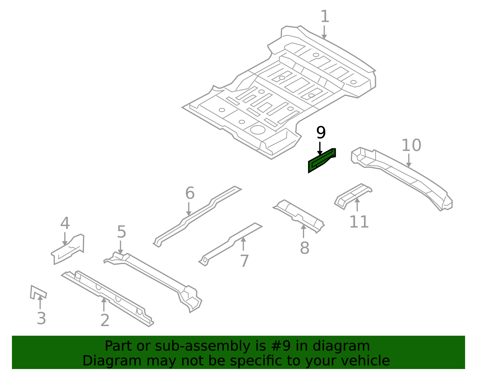 65545-2J100 - Corner Panel 2009 Kia Borrego | Kia.Parts Store