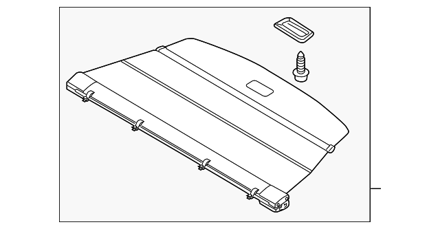 2011-2017 Volkswagen Touareg Tonneau Cover 7P6-867-773-A-JK1 | VW ...
