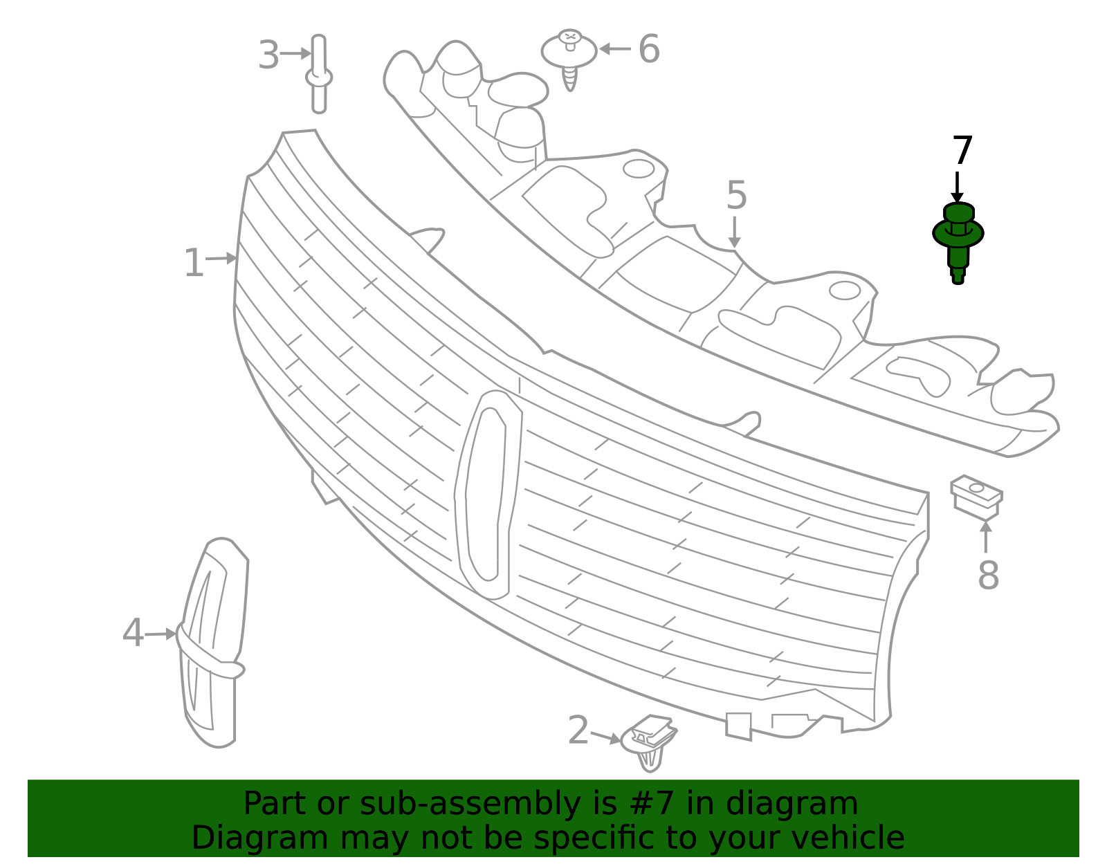 2007-2014 Ford Bumper Screw W712336-S437 | Awesome Parts Ford