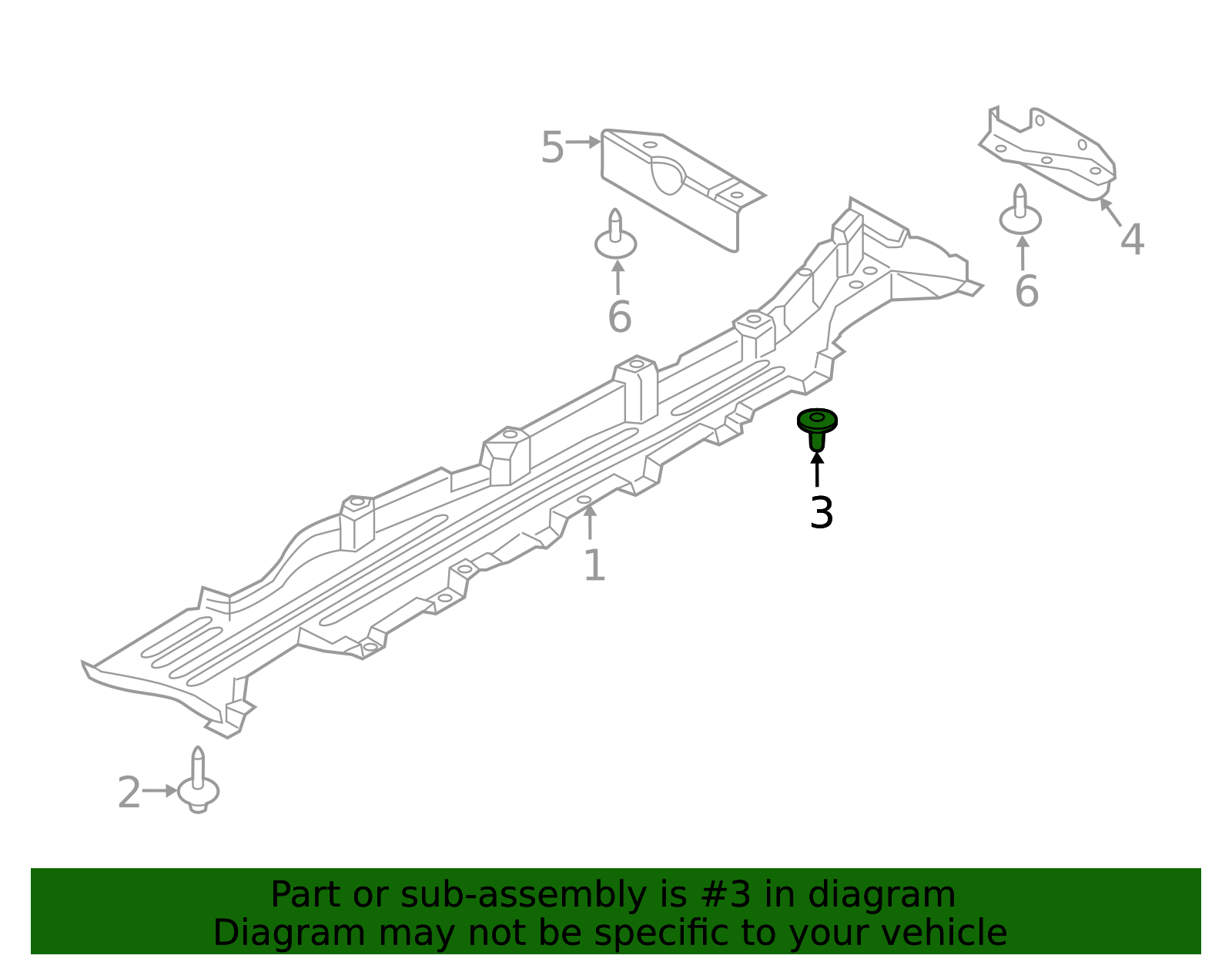 2013-2023 Land Rover Under-Body Shield Nut RYH500310 | JaguarParts.com