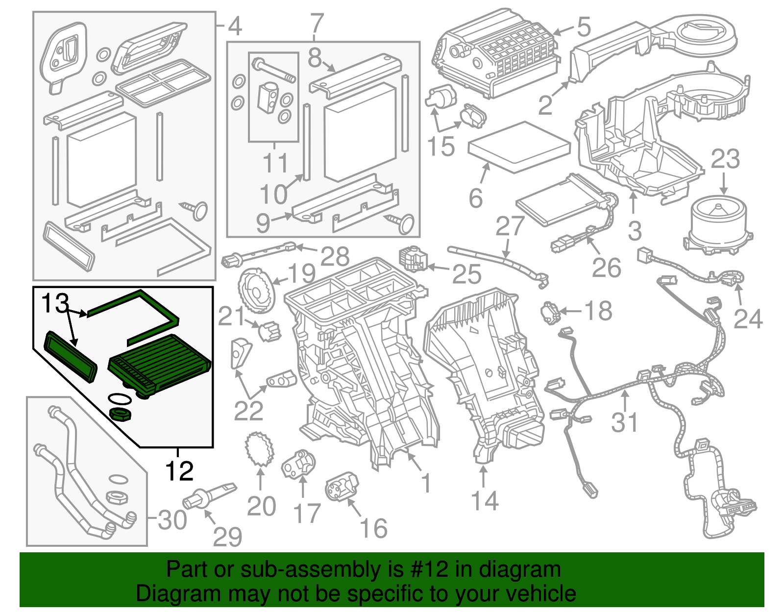 13263329 - Heater Core | Order Euro Parts