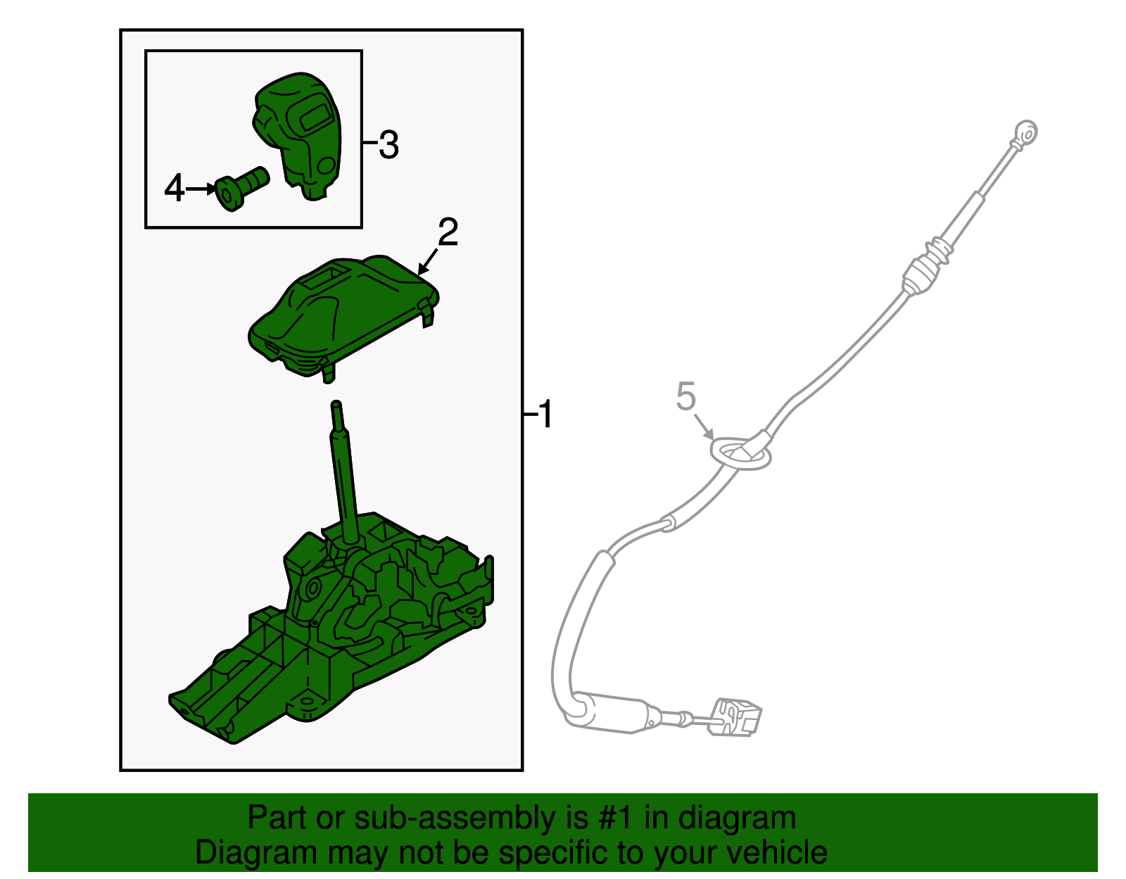 2020 Ford F-150 | Shifter | KL3Z-7210-JB | Walls' Ford Parts