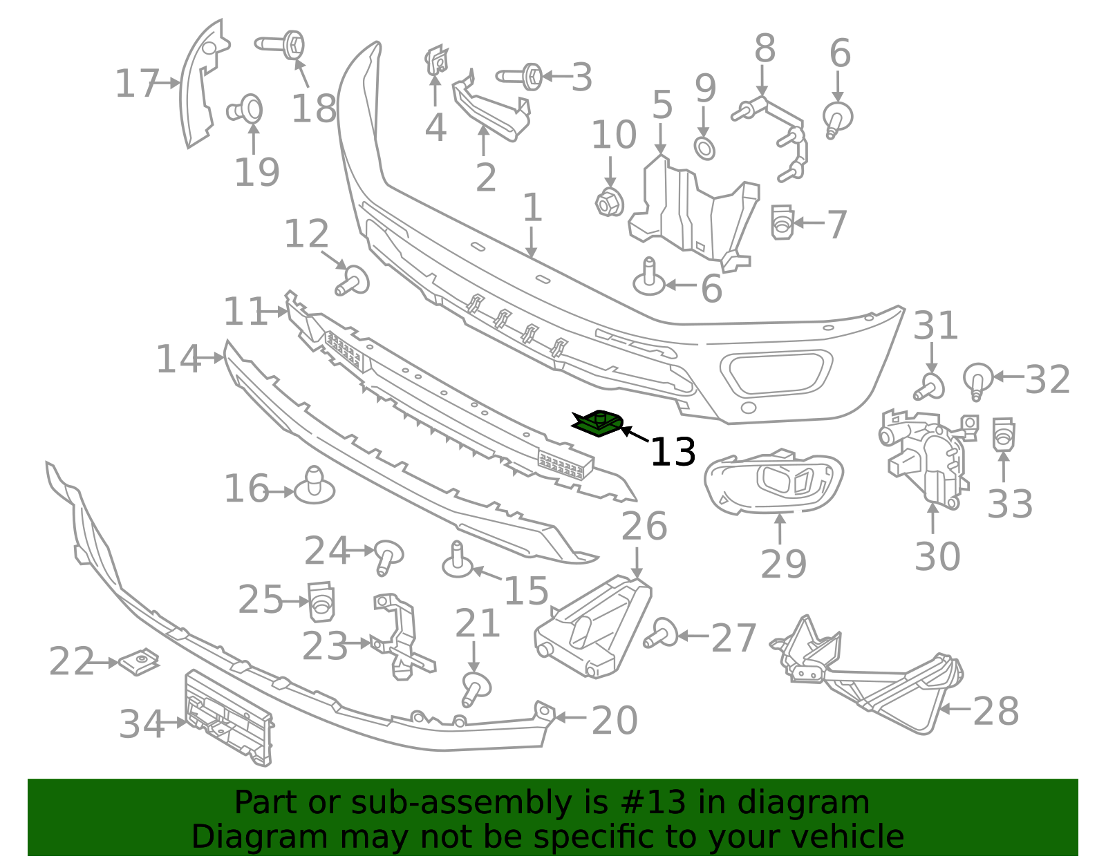 Genuine OEM Ford Part - Upper Quarter Trim Clip W715801-S439 | Genuine ...