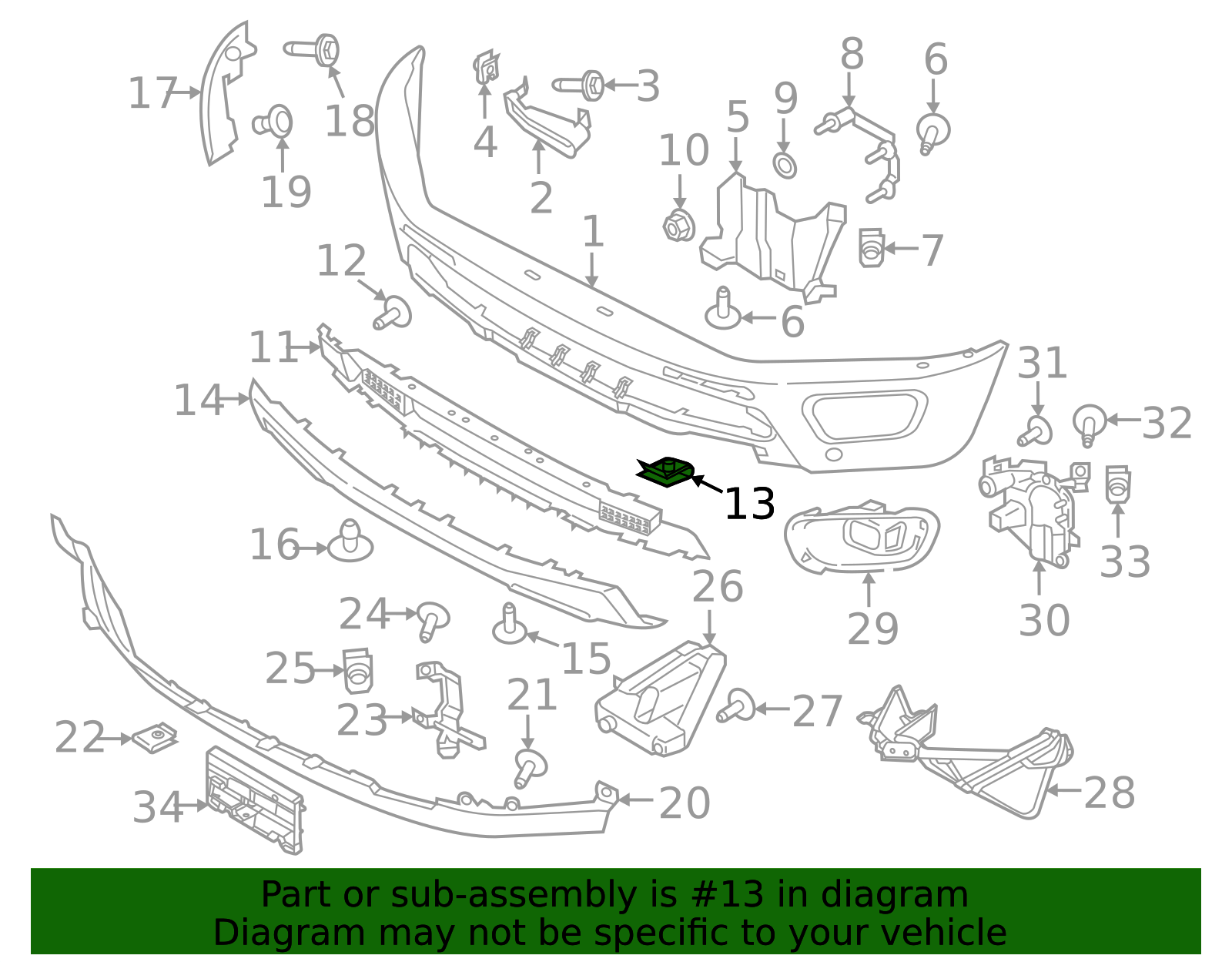 W715801-S439 - Upper Quarter Trim Clip 2019-2025 Ford | Ford Parts Direct
