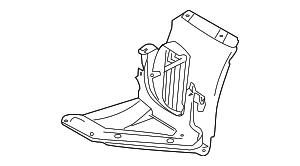 2002-2005 Porsche 911 Fender Liner 996-504-123-00 | Gaudin Porsche Parts