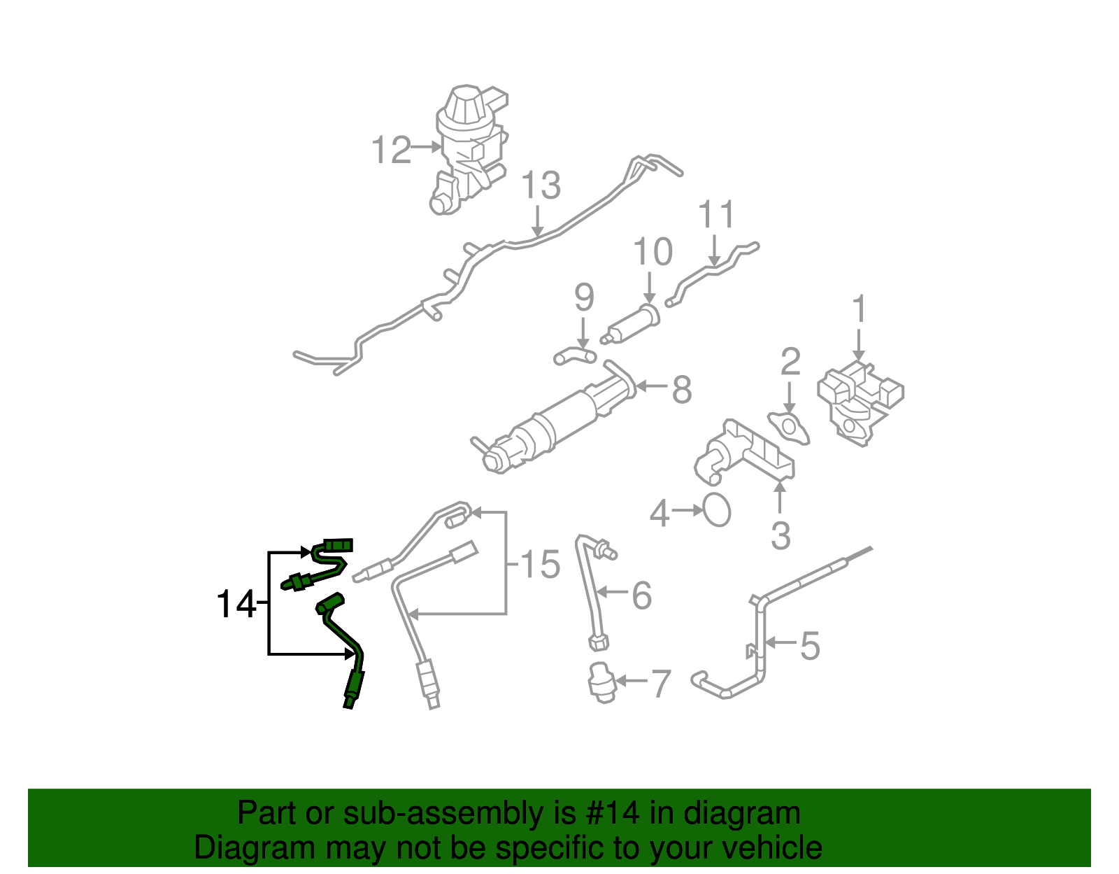 1999-2014 Ford Oxygen Sensor XL3Z-9F472-AA | OEM Parts Online