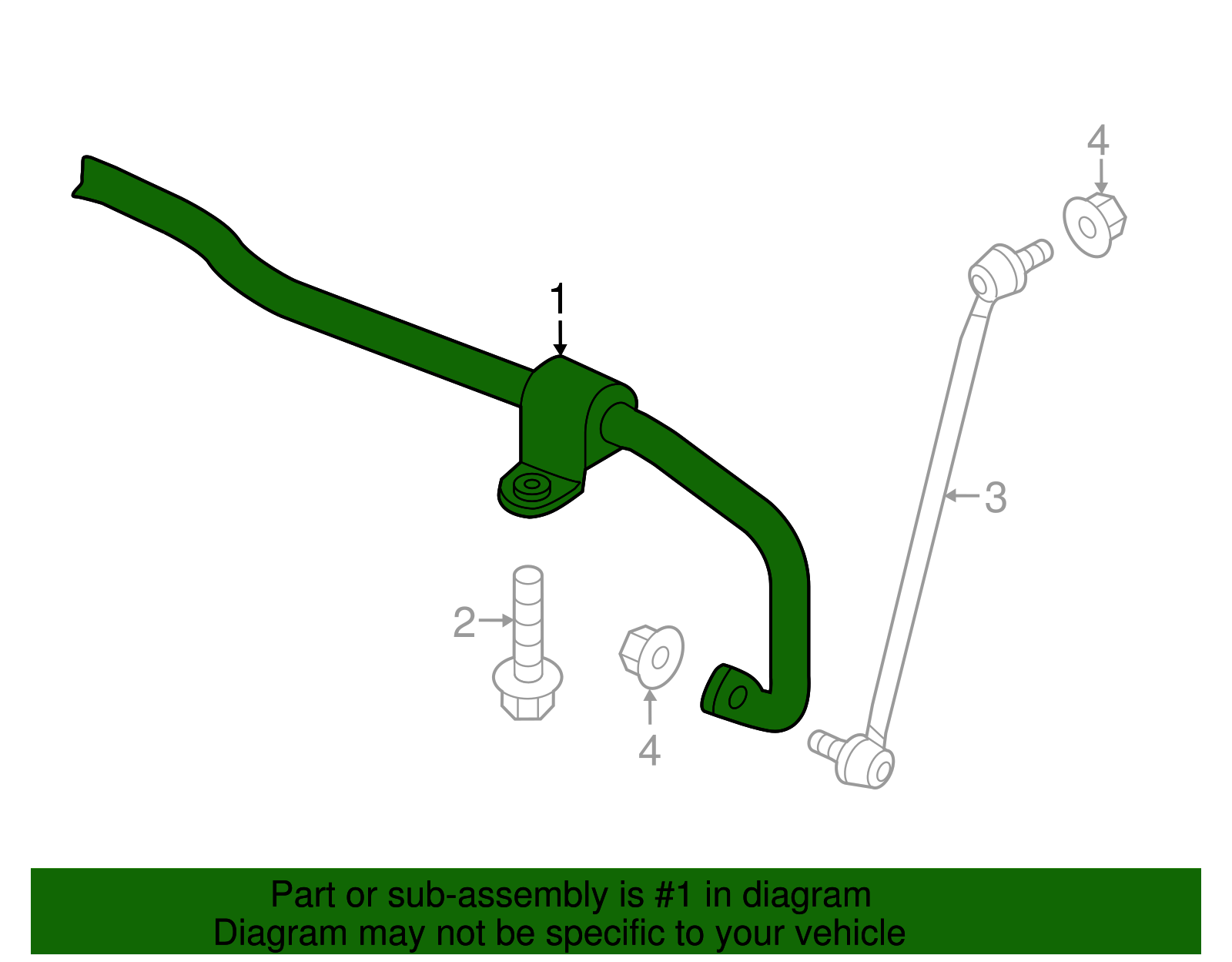 5QM-411-303 - Stabilizer Bar 2015-2025 Volkswagen | Volkswagen Parts ...