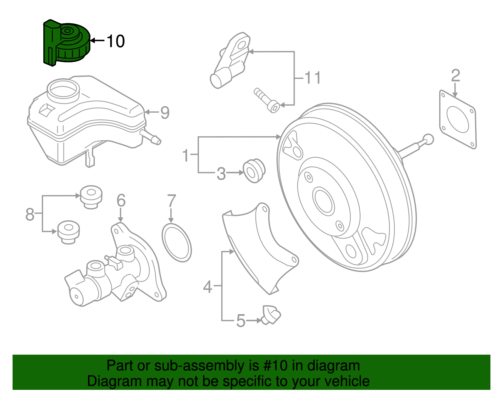 2006-2018 Volkswagen Reservoir Cap 1K2-611-349-C | vwpartscenter