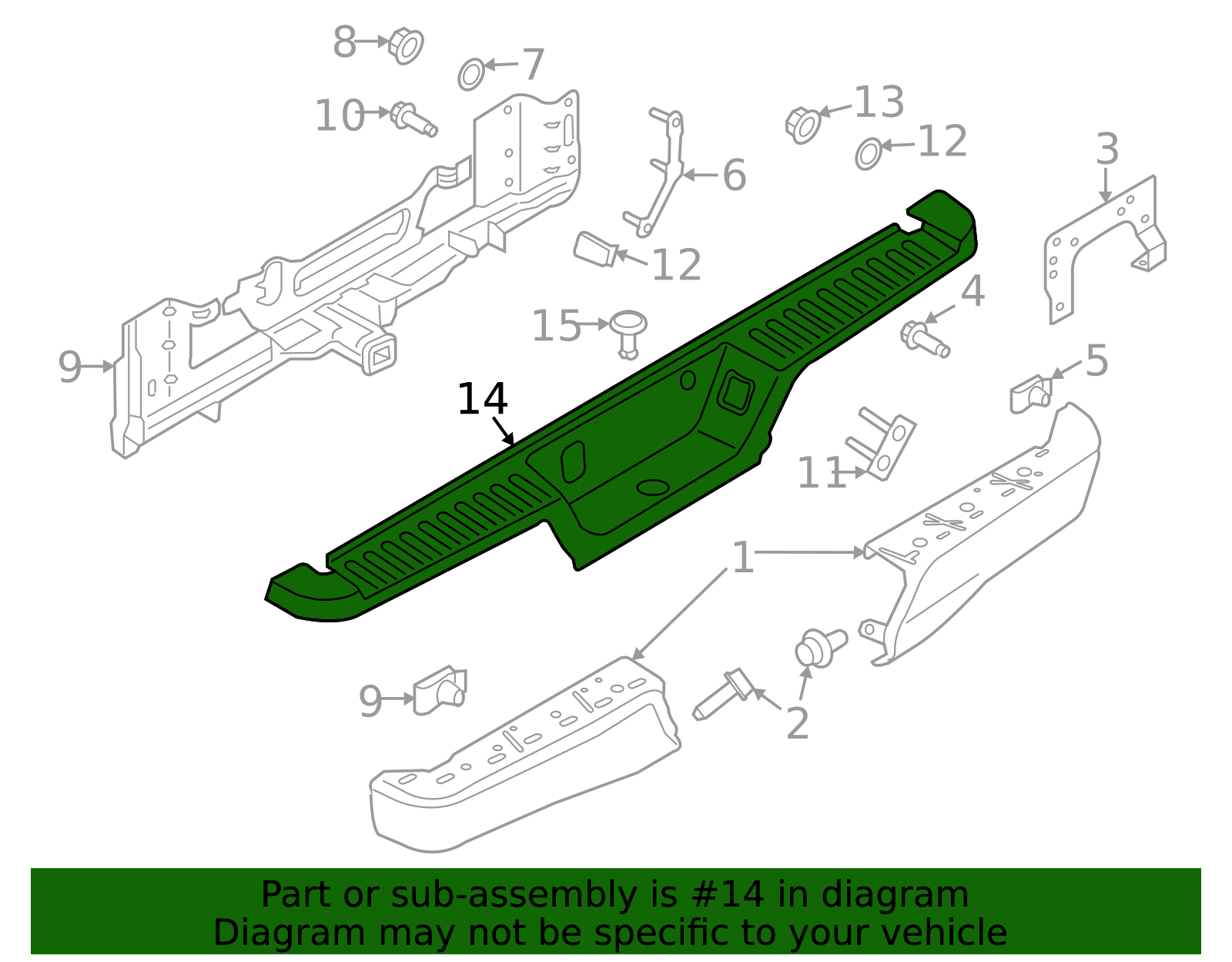 ML3Z-17B807-CA - High-Quality Step Pad for 2021-2023 Ford F-150 ...