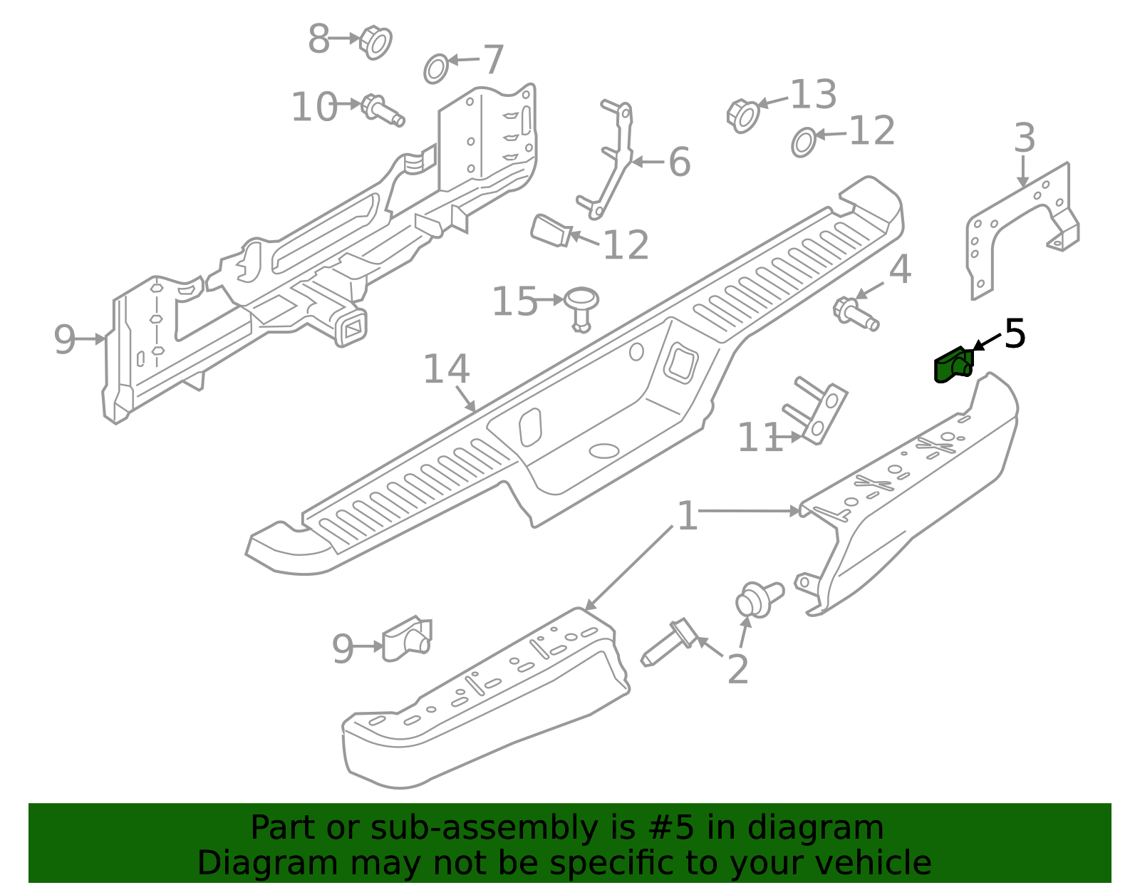 2015-2026 Ford Bumper Face Bar Reinforcement Beam Nut N800296-S900 ...