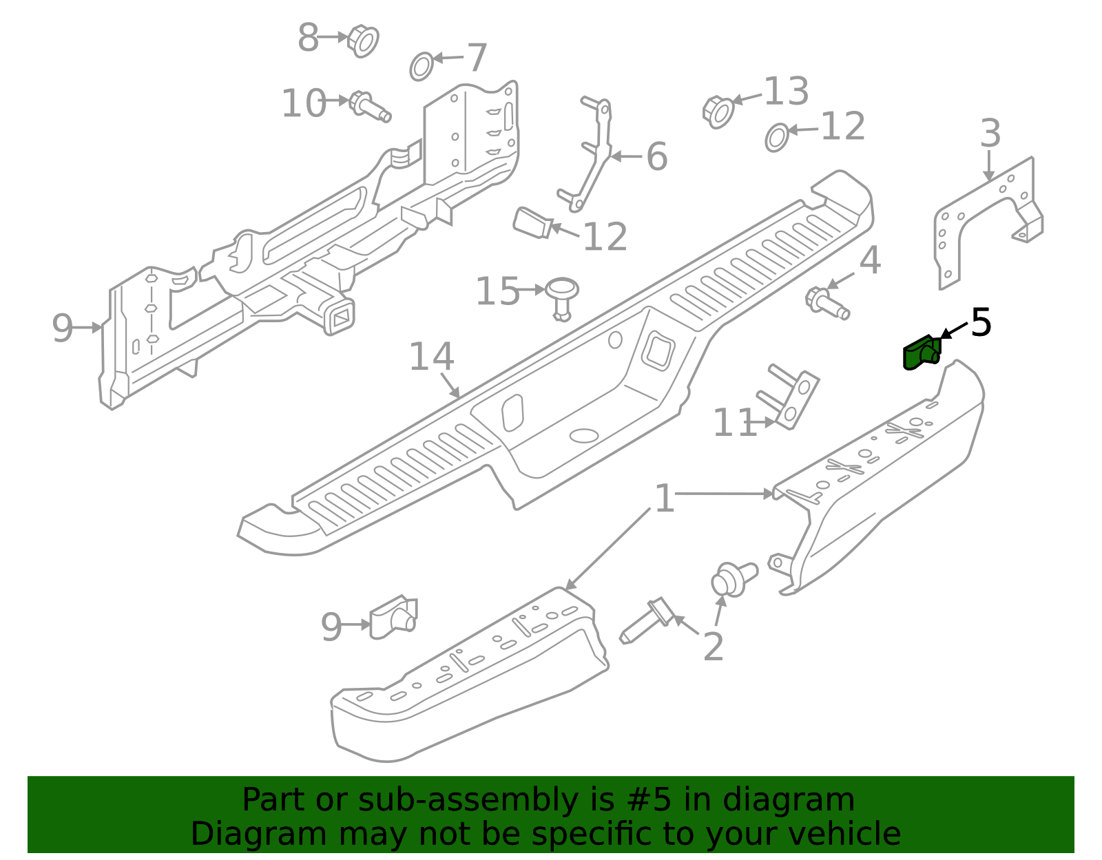 2015-2025 Ford Mount Bracket Nut N800296-S900 | QuirkParts