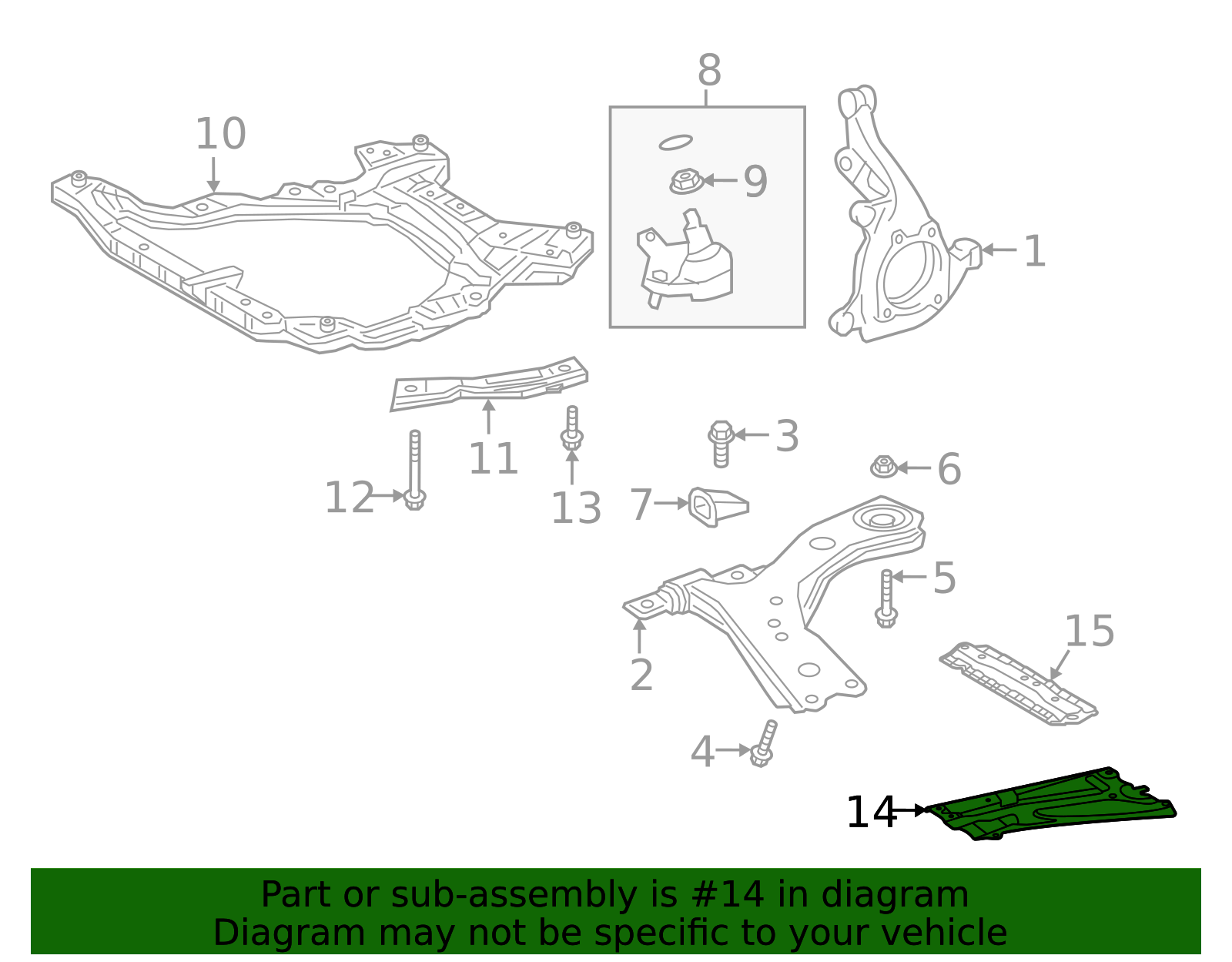 2019-2024 Toyota RAV4 Under Cover 51468-0R010 | Toyota Parts Center